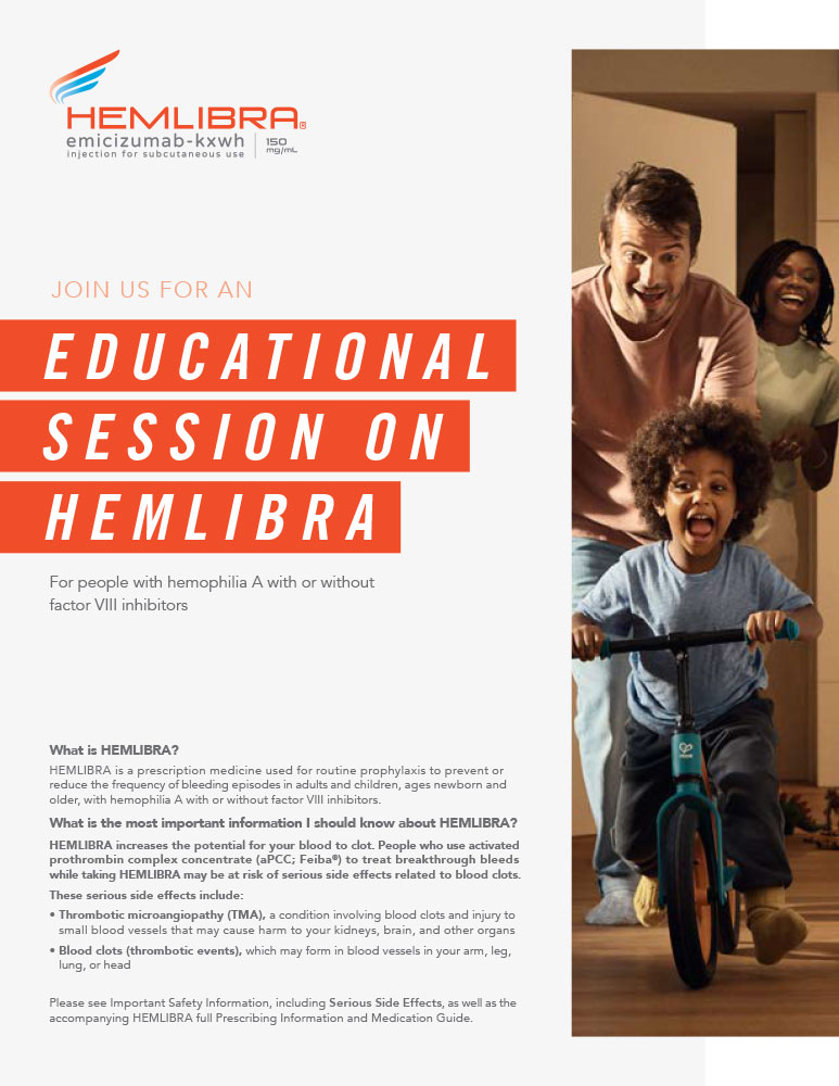 Educational Lunch: Hemlibra - Eastern Pennsylvania Bleeding Disorders ...